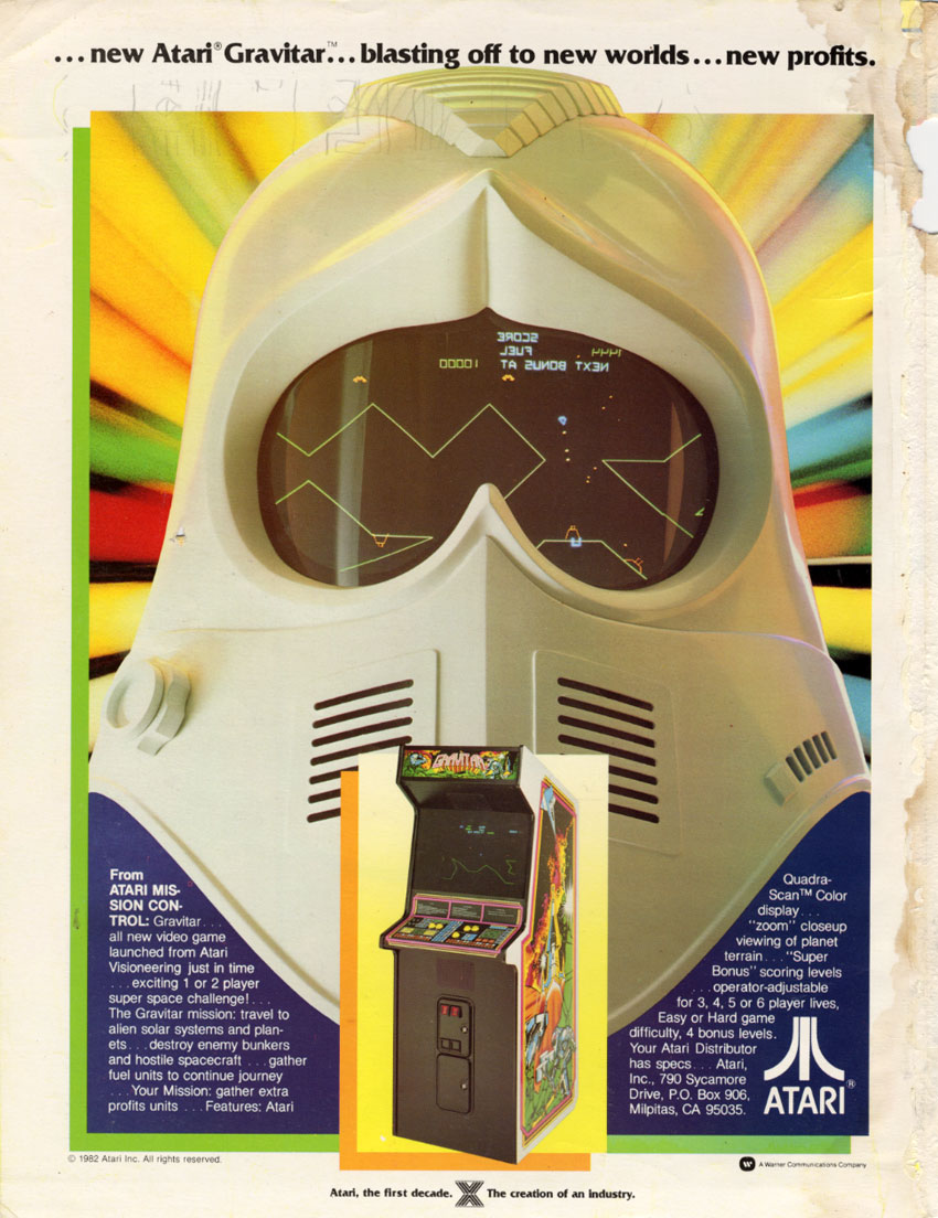 Atari Gravitar: Weekend Pickup! – The Arcade Blogger