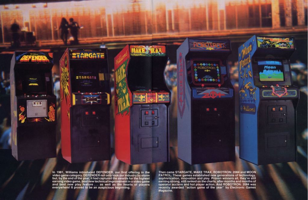 Williams Inc. Arcade Marketing Materials – The Arcade Blogger