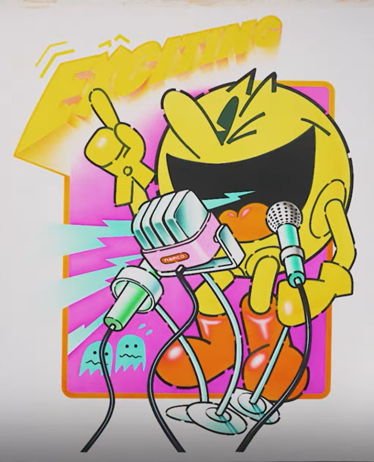 Previously Unseen Puck Man Artwork – The Arcade Blogger